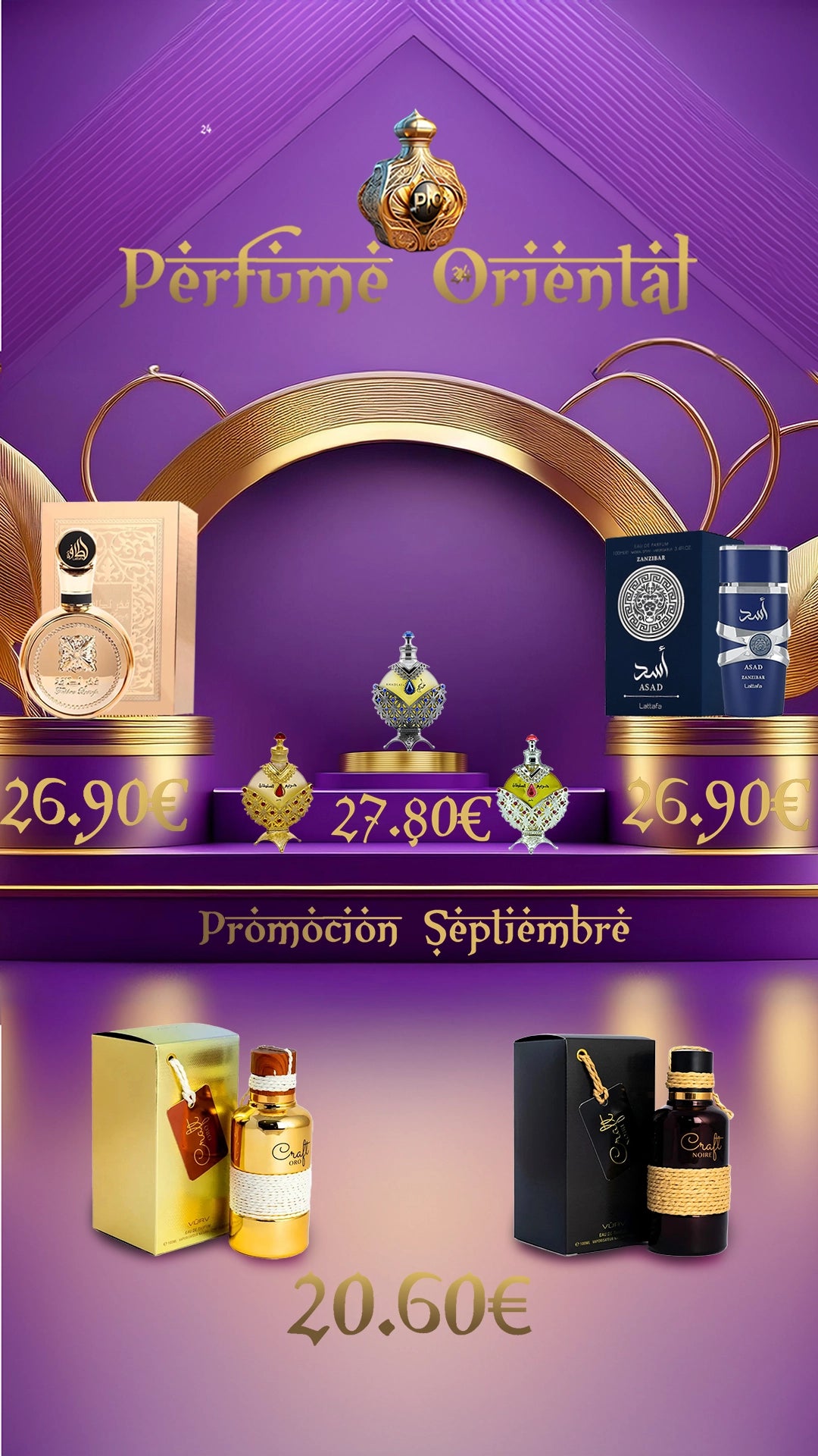 Perfumes Oriental Arabe Inspirados en Fragancias de Diseño y de Nicho ...